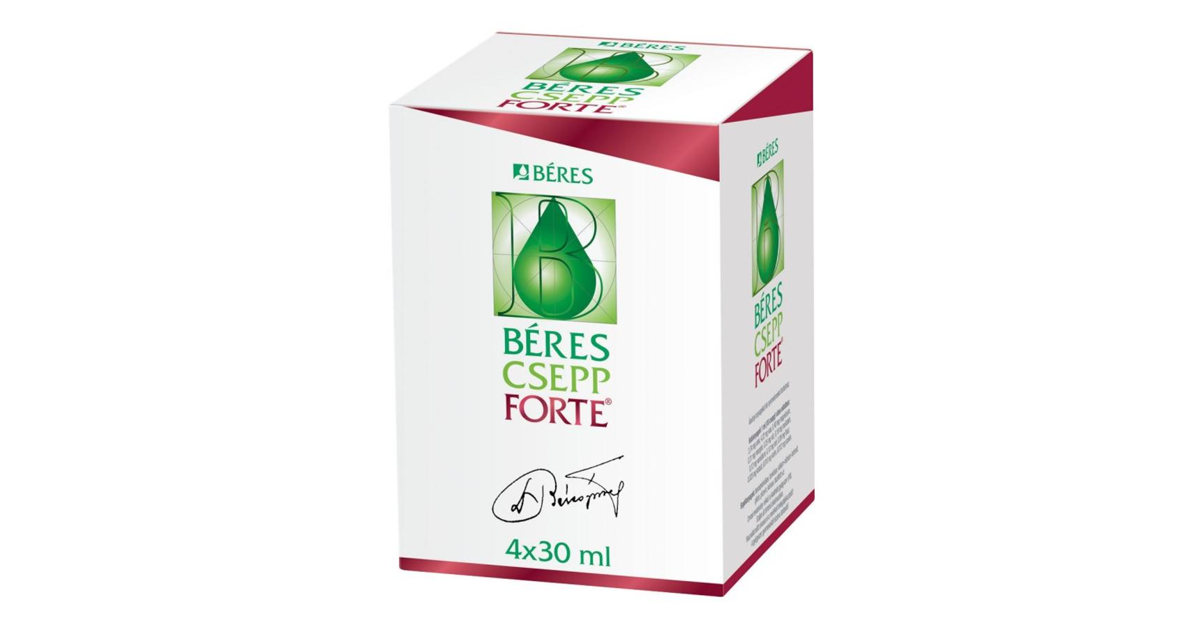 Béres Csepp Forte belsőleges oldatos cseppek 4x30 ml - Gondviselés Patika