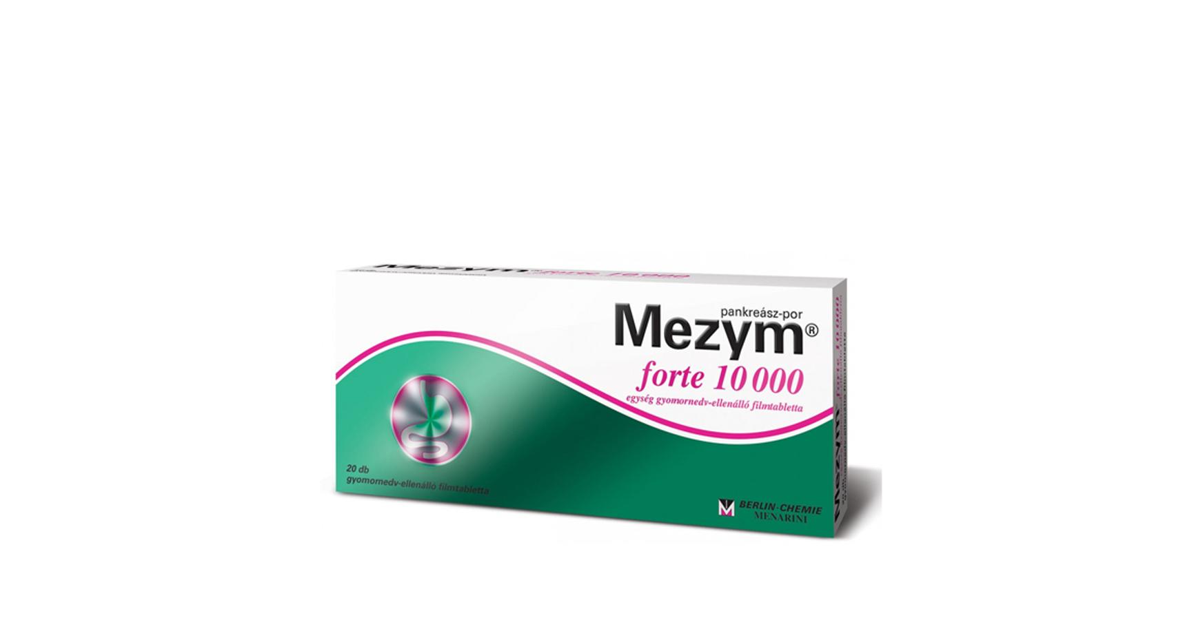 Mezym Forte 10 000 Filmtabletta 20x - Berlin-Chemie - Gondviselés Patika