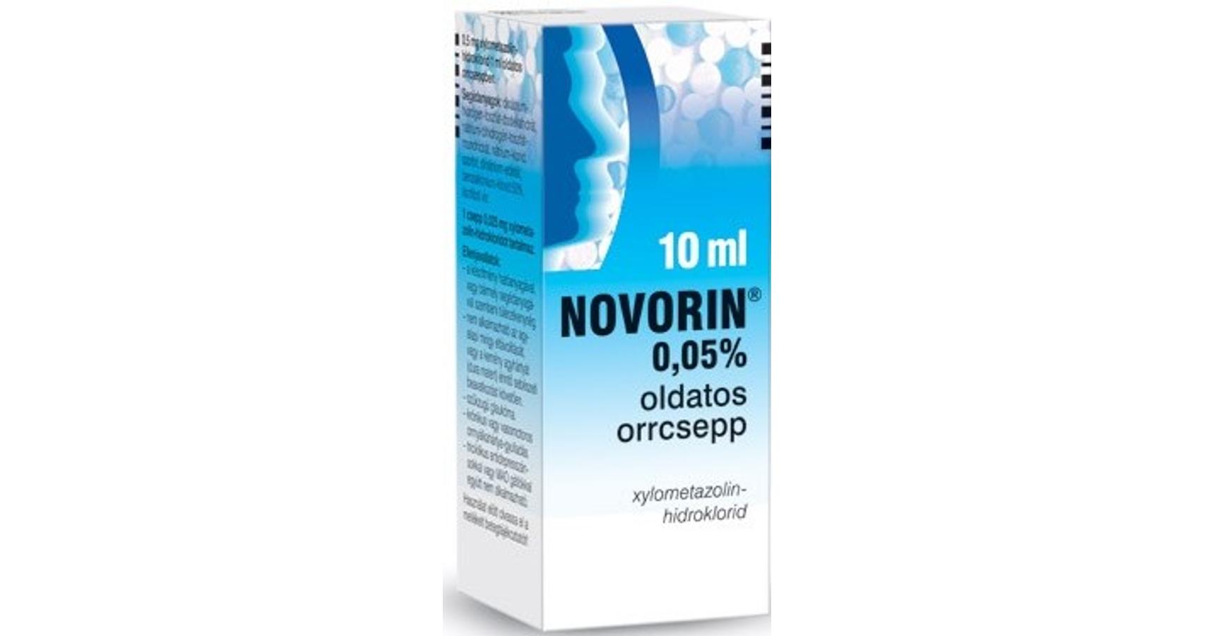 Novorin 0,05% Oldatos Orrcsepp 10ml - Gondviselés Patika