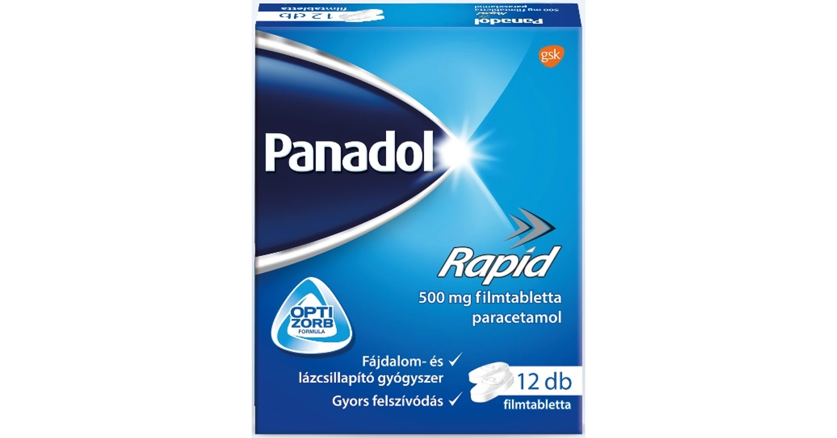 Panadol Rapid 500mg Filmtabletta 12x - Gondviselés Patika