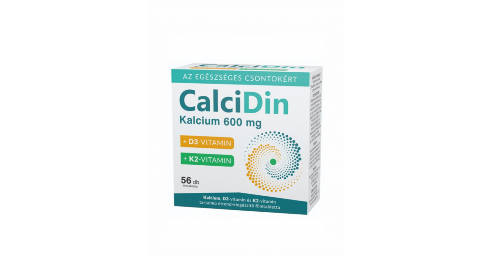 CalciDin Ca D3 K2 vitamin filmtabletta 56x - Gondviselés Patika