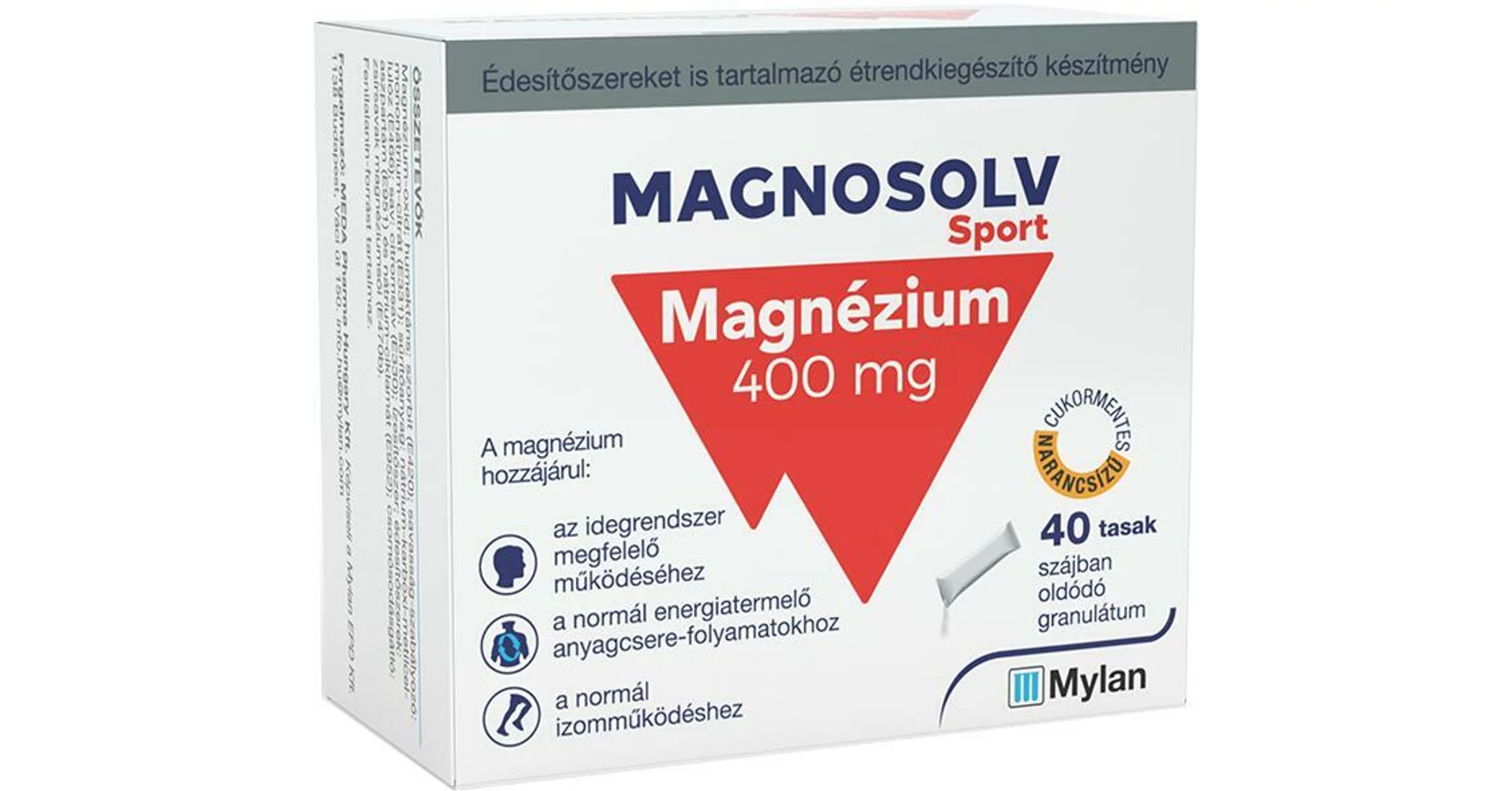Magnosolv Sport 400mg granulátum 40x