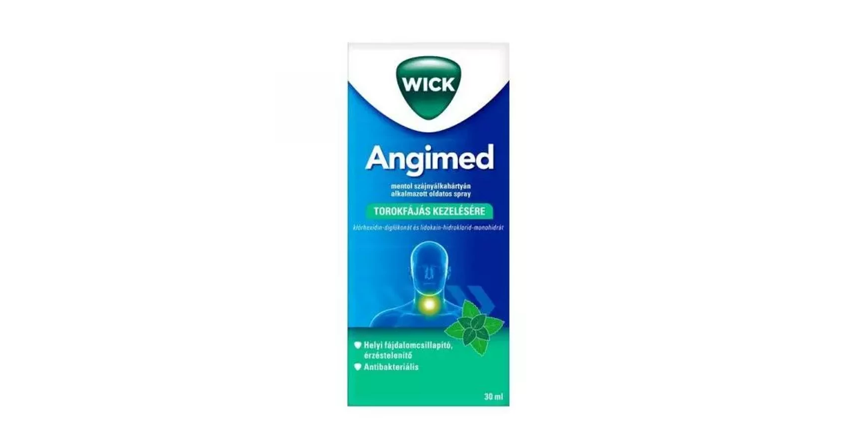 Wick Angimed oldatos spray mentol 30ml - Gondviselés Patika