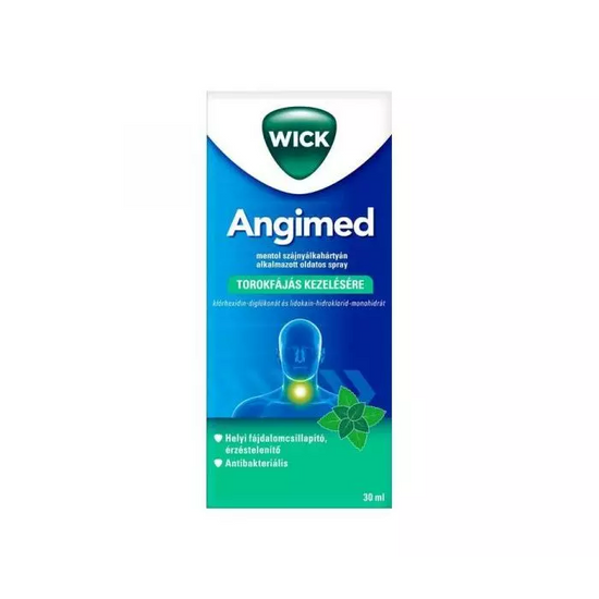 Wick Angimed oldatos spray mentol 30ml - Gondviselés Patika