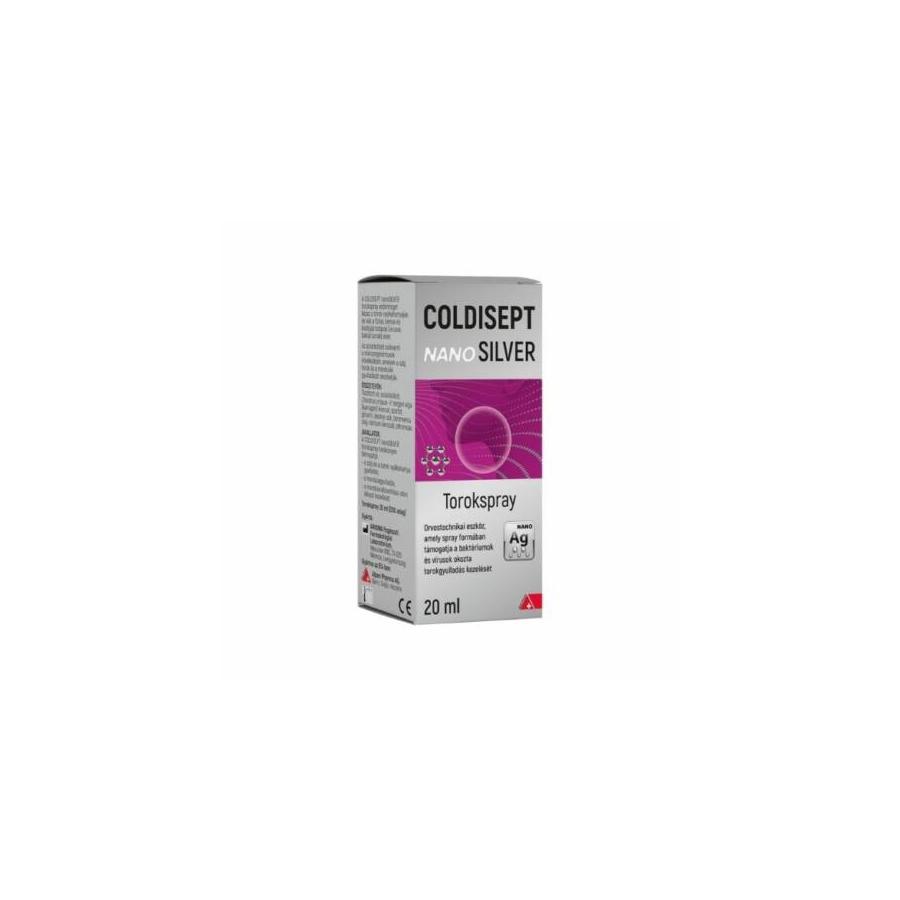 COLDISEPT NANOSILVER TOROKSPRAY (20ML) - Gondviselés Patika